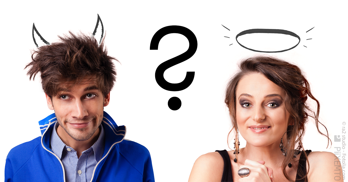 Angel Devil Test | Piixemto